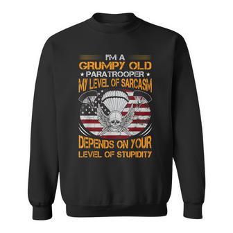 Funny Airborne Paratrooper Military Become A Paratrooper Sweatshirt ...
