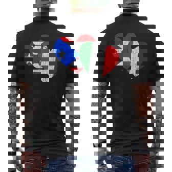 Puerto Rico Flag Rican Heart Boricua Hispanic Heritage Month Men's T ...