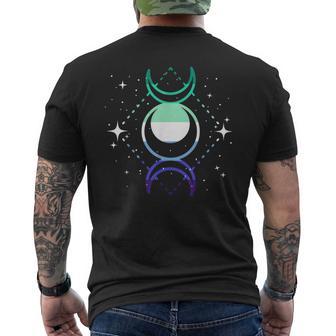Bear Brotherhood Flag Bear Gay Pride Men's Back Print T-shirt | Mazezy