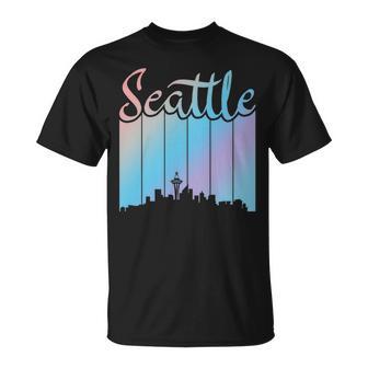 Soccer City Of Seattle Skyline Cool Team T-Shirt | Mazezy