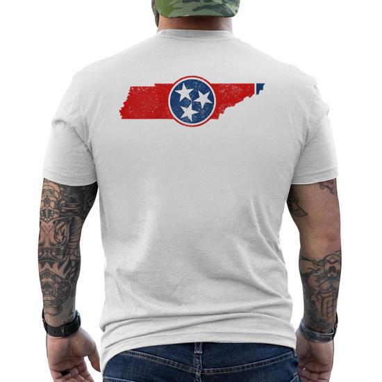 Tennessee State Flag Map