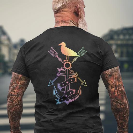 Seagull Back Tattoo