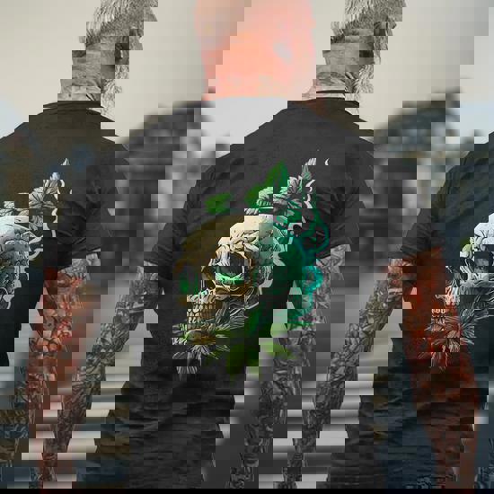 Skull Pot Leaf Tattoos Amazon.com Cannabis Skull Weed Leaves Cool