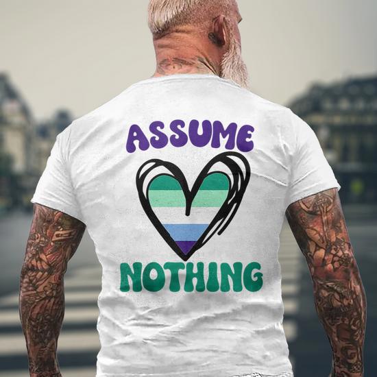 Funny Gay Logo Lgbt Rainbow Heartbeat Funny Gay Pride Month Gift Men