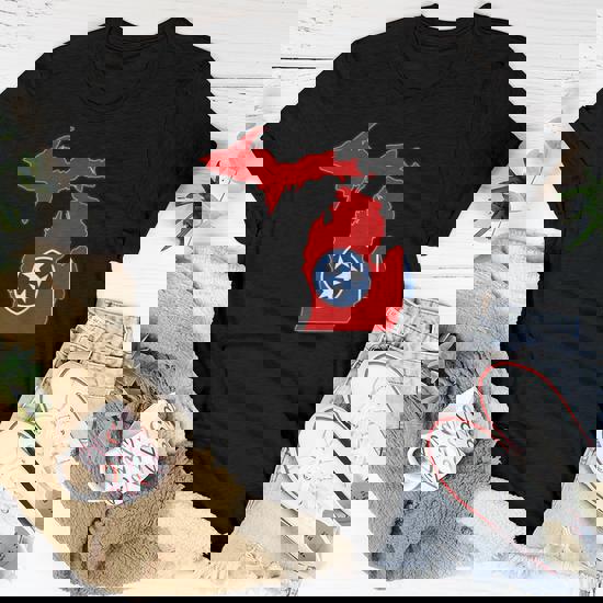 Tennessee State Flag Map