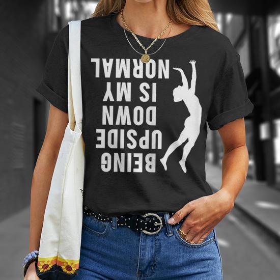 Cute Handstand Quotes Gymnast & Motivational Gymnastics Text' Unisex