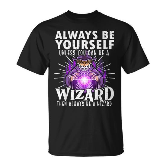 Wizard Sleeve Memes Funny Wizard Job Title Quote Pen Tender T Shirt
