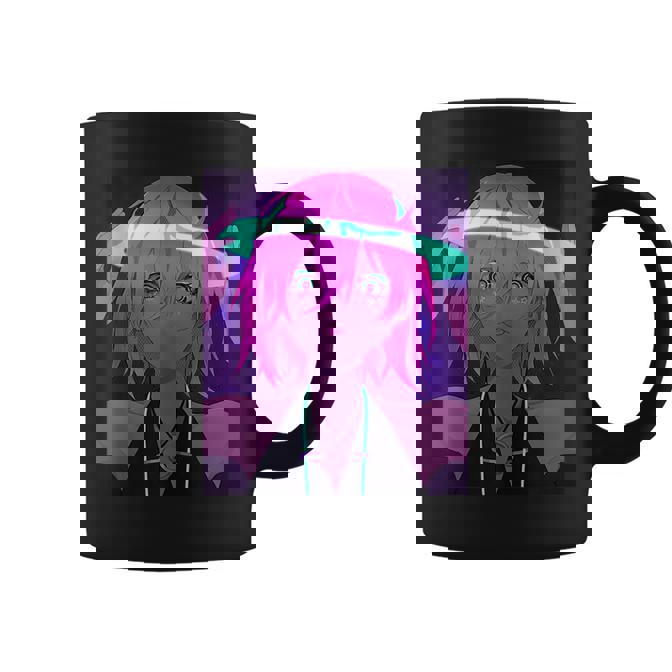Waifu Hot Anime Girl Illustration Image Japanese Women Coffee Mug Mazezy