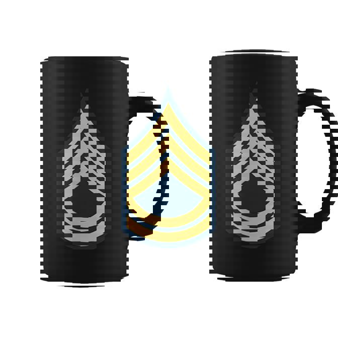 Us Army Sergeant First Class Or7e7 Rank Insignia Coffee Mug | Mazezy