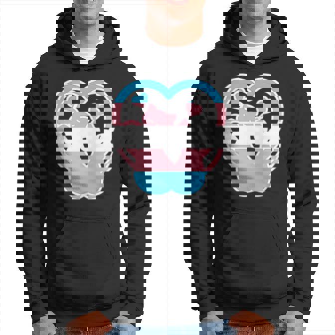 Under Construction Transgender Pride Transitioning Mtf Ftm Hoodie | Mazezy