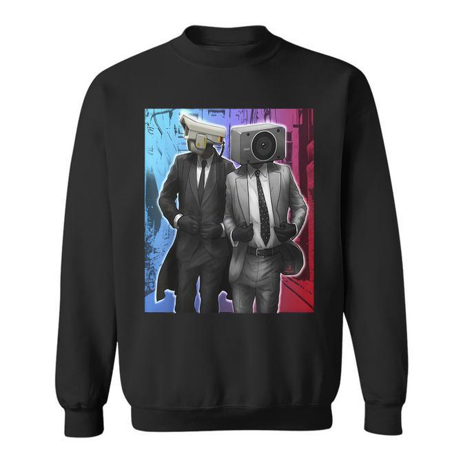 Speakerman Cameraman Tvman Skibidi Toilet Meme Game Gifts Sweatshirt ...