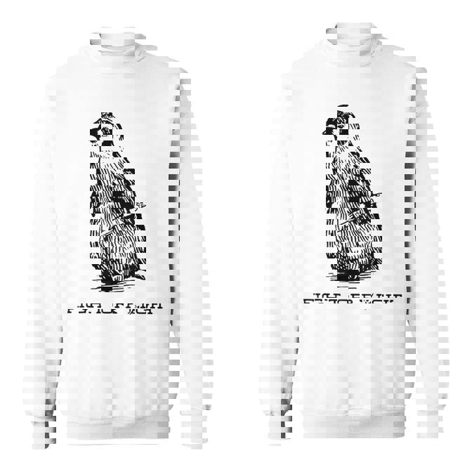 Fight Or Flight Penguin Pun Fight Or Flight Meme Sweatshirt | Mazezy