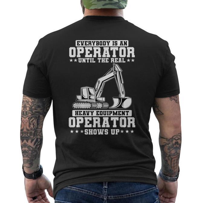 Pop Pop Birthday Crew Construction Excavator Party Family Men's T-shirt ...