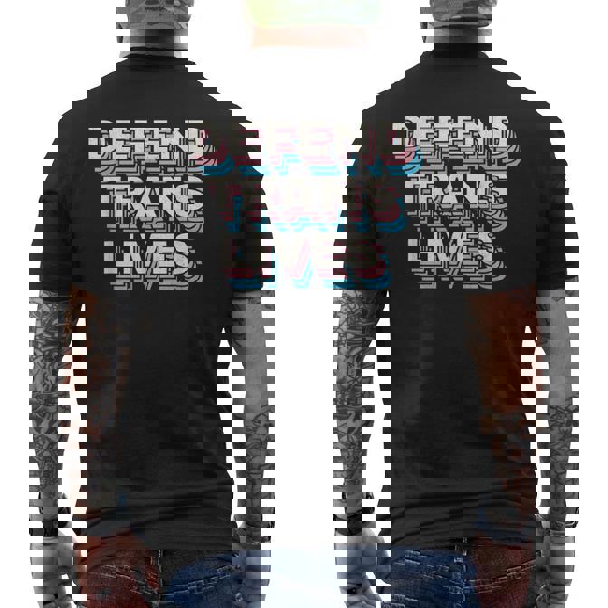 Retro Protect Trans Folks Protect Trans Rights Human Rights Men's T ...