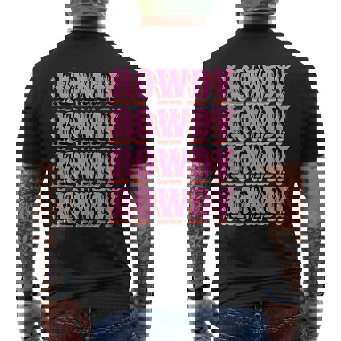 Let's Get Rowdy My Last Rodeo 2024 Nashville Bachelorette Men's T-shirt ...