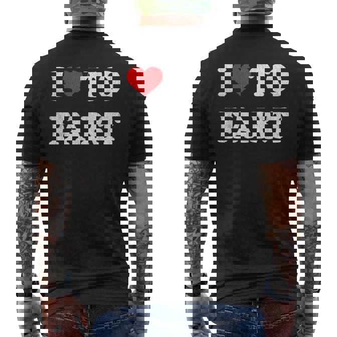 Warning I Fart Fart Zone Gassy Farting Gag Men's T-shirt Back Print ...