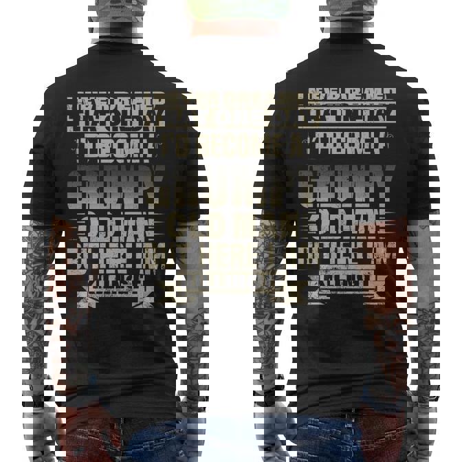 Grumpy Old Man Club Founder Member Happy When Complaining Men's Back ...