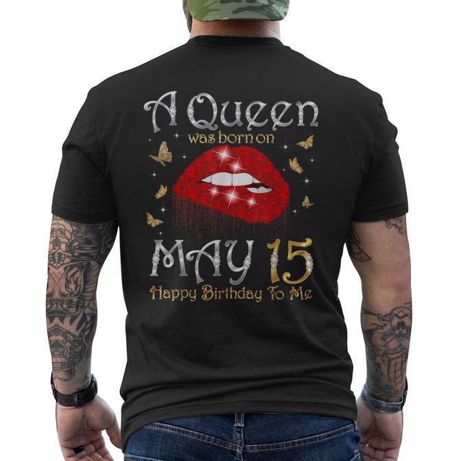 Bingo Birthday Bingo Queens Are Born In May Men's T-shirt Back Print ...