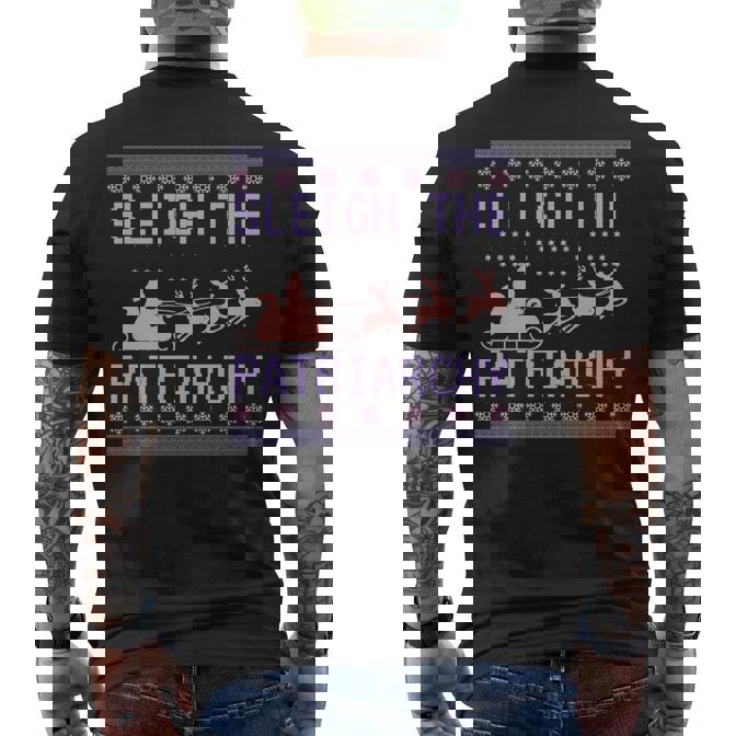 The God Giga Chad Meme Men's Back Print T-shirt | Mazezy