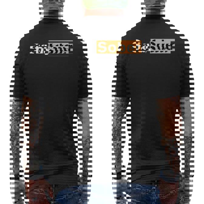 The Elevator Is Broken - Sober Sobriety Aa Na Men's Back Print T-shirt ...