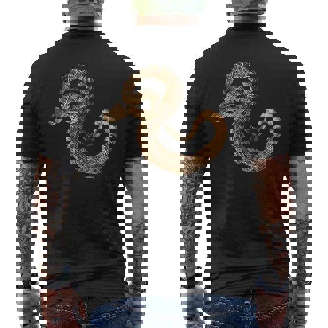 Western Diamondback Rattlesnake Crotalus Atrox Men's T-shirt Back Print ...