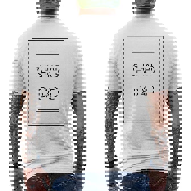 The God Giga Chad Meme Men's Back Print T-shirt | Mazezy