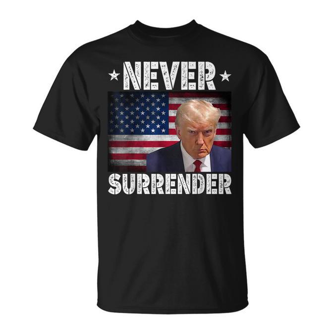 Donald Trump Hot Never Surrender T-Shirt | Mazezy