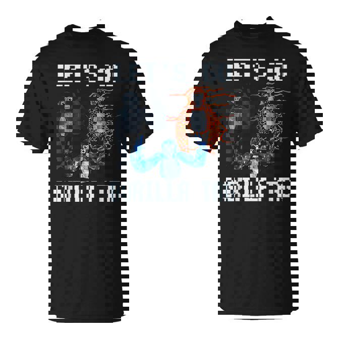 Retro Gorilla Tag Birthday Boy Gorilla Tag Monke Vr Game T-Shirt | Mazezy