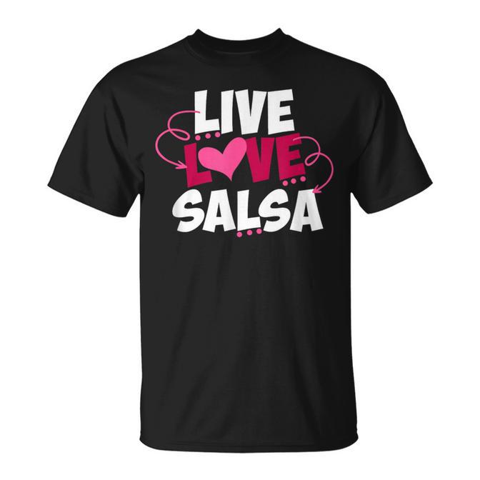 Salsa Dancing Latin Lover Dancers Fun Statement All Men T-Shirt | Mazezy