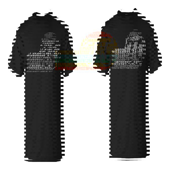 Happy Pi Day Retro Smile Face Math Symbol Pi 314 T-Shirt | Mazezy