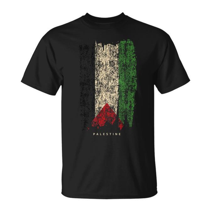 Palestine Stamp Retro Palestine Palestinian Flag Gaza Women T-shirt ...