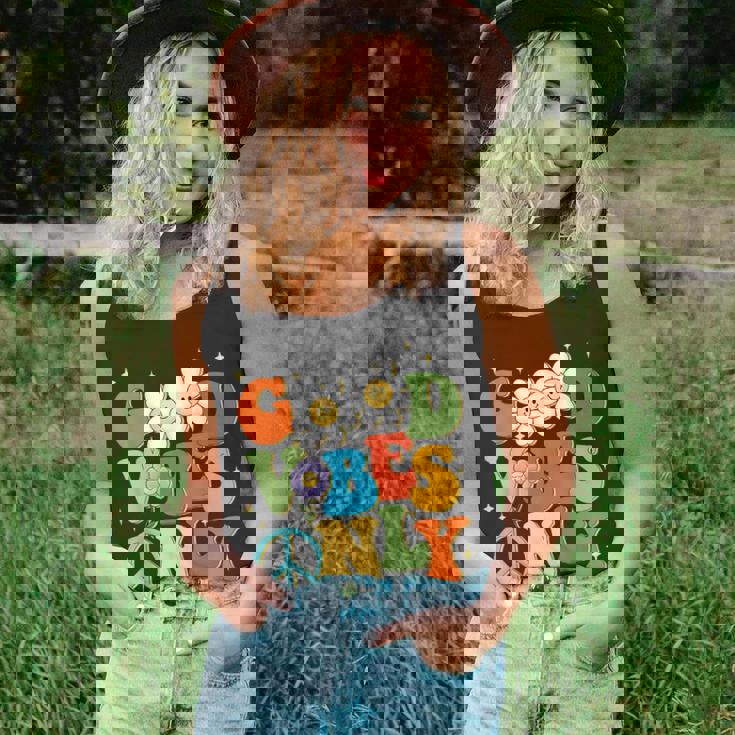 Peace Sign Love 60S 70S Tie Dye Hippie Costume Tank Top - Monsterry