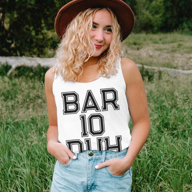 Bar 10 Duh Bartender Barkeep Alcohol Drink Maker Tank Top | Mazezy