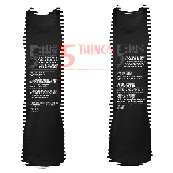 5 Things You Should Know About My Papaw Fathers Day Unisex Tank Top ...