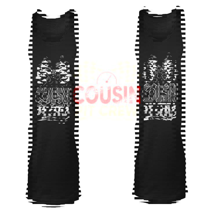Cousin Pit Crew Race Car Lover Racing Matching Racing Tank Top | Mazezy