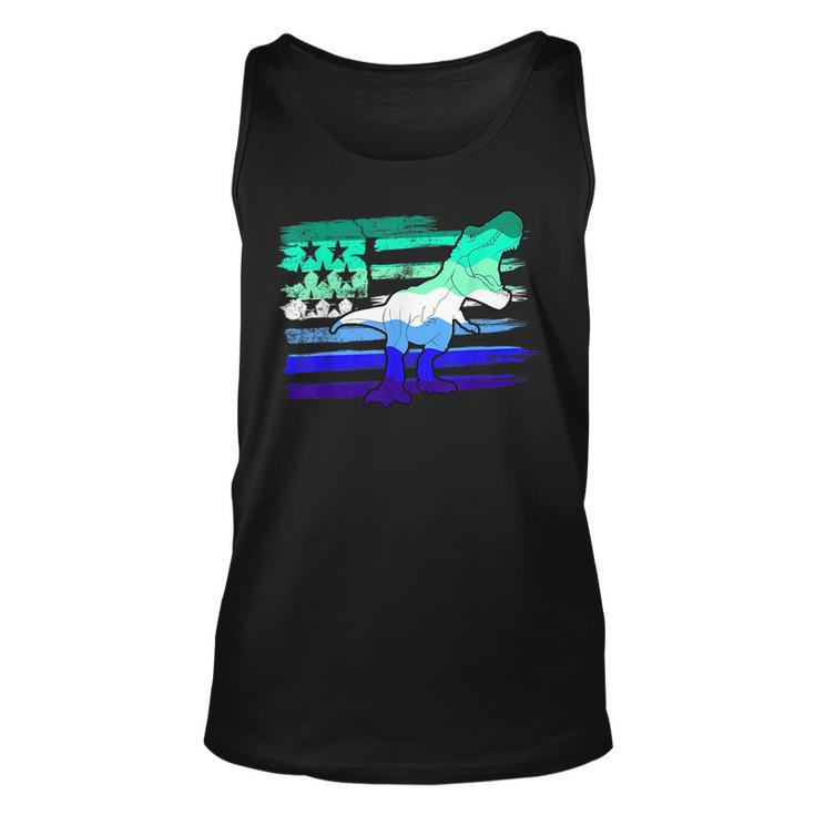 Funny Mlm Pride Dinosaur Usa Flag Gay Male Lgbt Mlm Flag Mens Back ...