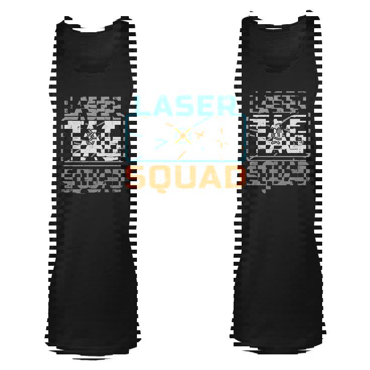 Laser Tag Squad For A Laser Tag Team Unisex Tank Top | Mazezy