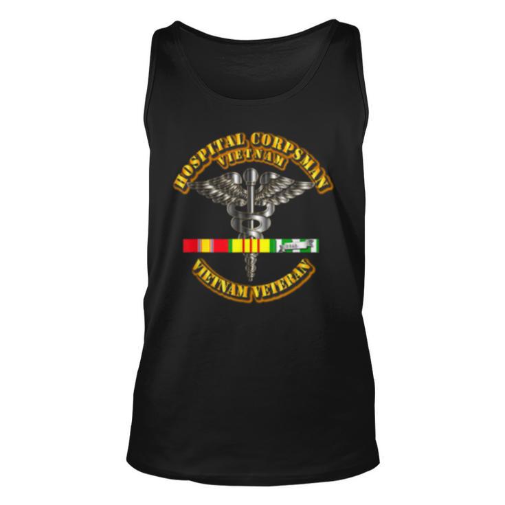 Navy Hospital Corpsman Vietnam Veteran Men's Back Print T-shirt | Mazezy