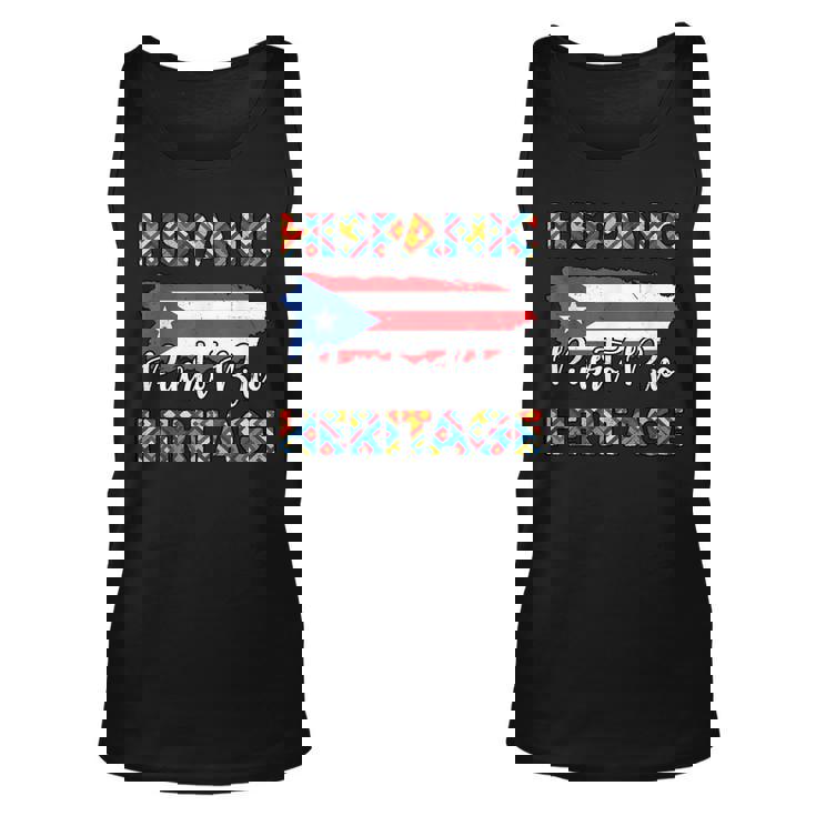 Hispanic Heritage Month Puerto Rico Rican Flag Boricua Tank Top - Monsterry