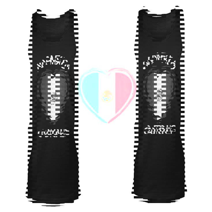 Viva Mexico Cabrones Mexican Independence Day Mexico Heart Tank Top ...