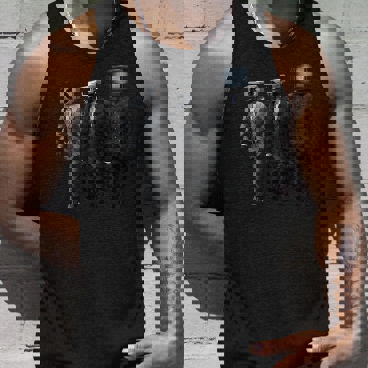 Cameraman Speakerman Tvman Skibidi Toilet Meme Game Meme Tank Top | Mazezy