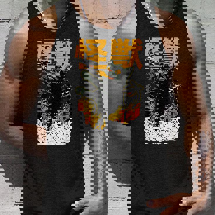 Catzilla Angry Kaiju Anime Cat Monster Tank Top - Monsterry AU