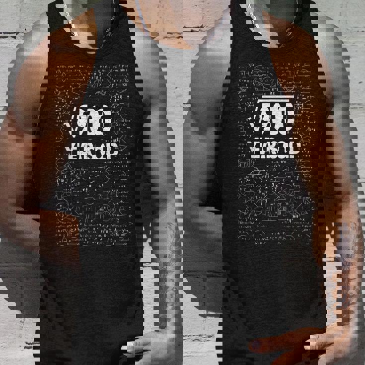 Square Root Of 900 30Th Birthday 30 Years Old Math Math Tank Top | Mazezy