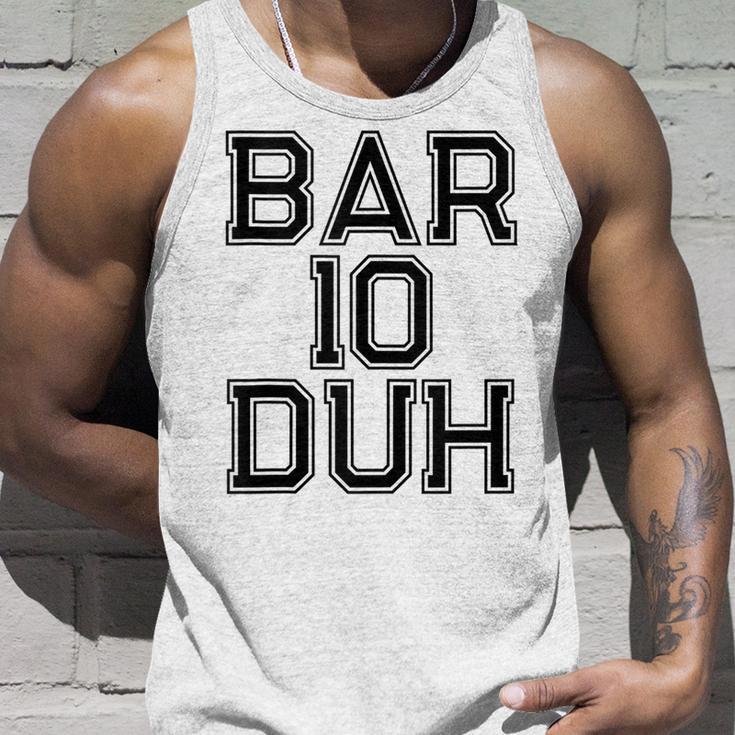 Bar 10 Duh Bartender Barkeep Alcohol Drink Maker Tank Top | Mazezy