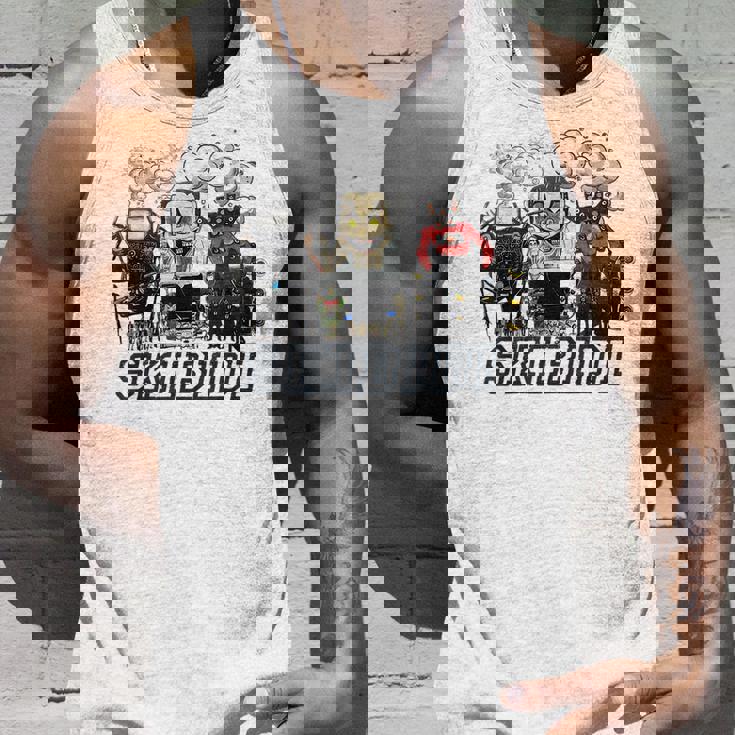 Cameraman Speakerman Tvman Skibidi Toilet Meme Game Tank Top - Monsterry