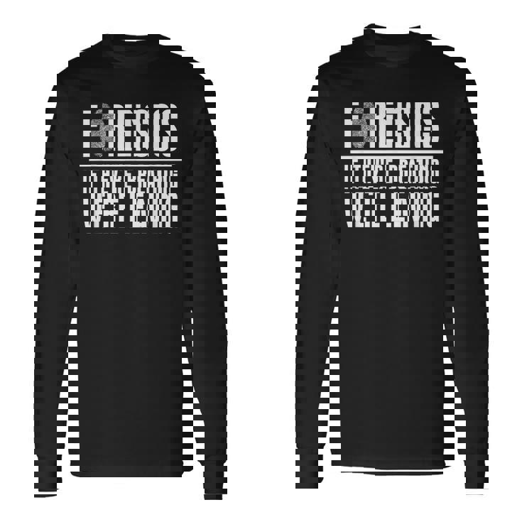 Forensic Science Investigator Forensic Scientist Men's T-shirt Back ...