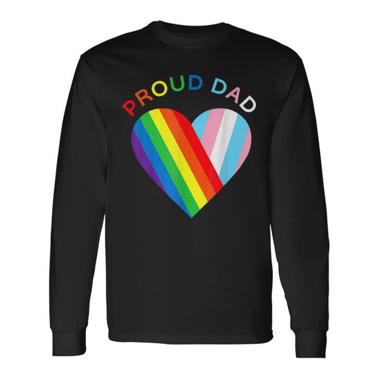 Lgbtq Transgender Proud Dad Proud Trans Dad Fathers Day 2023 Long ...
