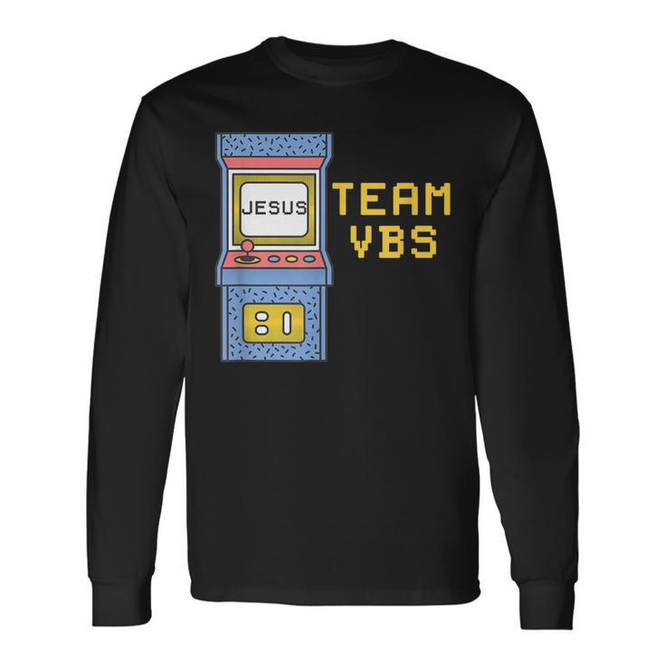 I Love Vbs 2023 Video Game Vacation Bible School Retro Long Sleeve T ...