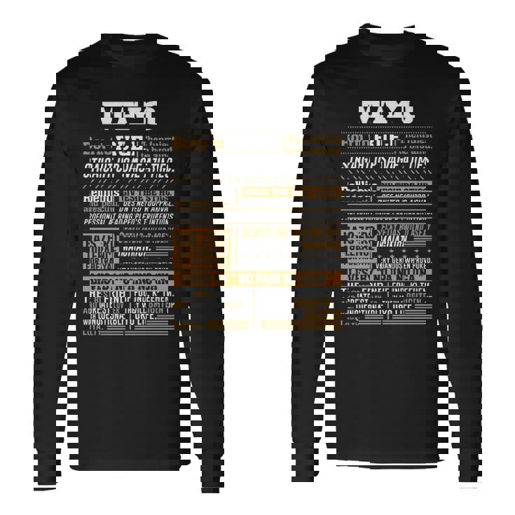 Mayo Name Mayo Born To Rule Long Sleeve T-Shirt - Seseable