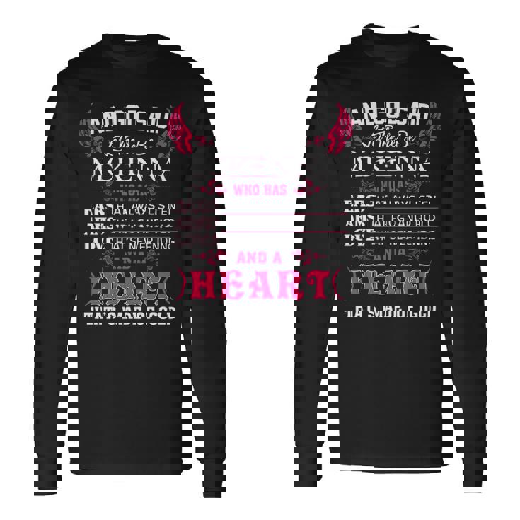 Mckenna Name And God Said Let There Be Mckenna V2 Long Sleeve T-Shirt ...